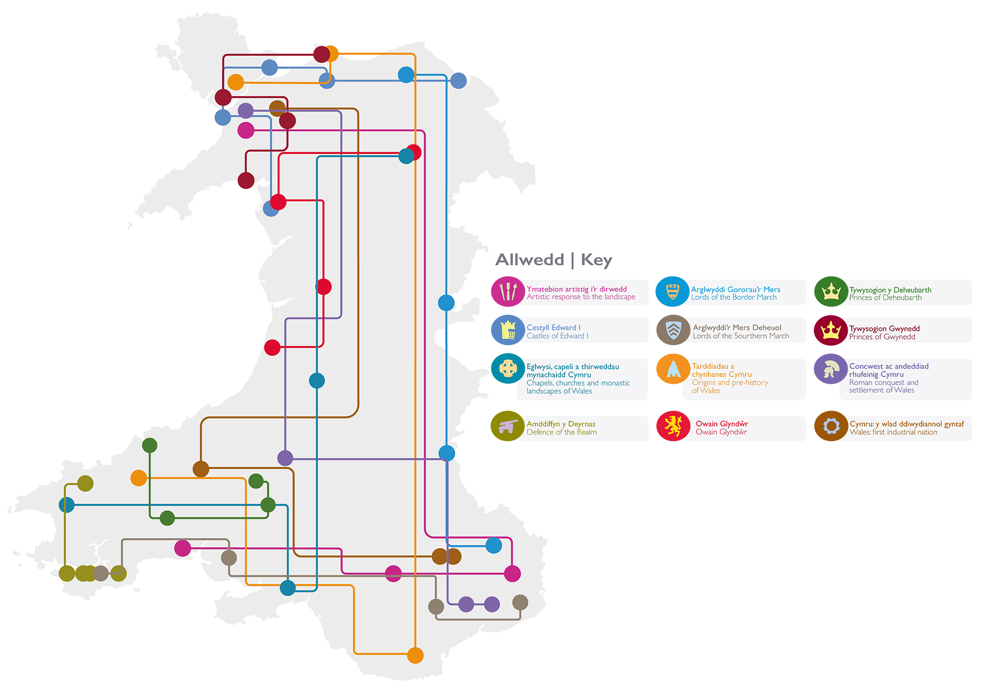 Map Hanes Cymru | Cadw